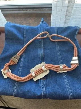 Accessories | Turquoise Stone Rope Belt With Decorative Metal Accents ...